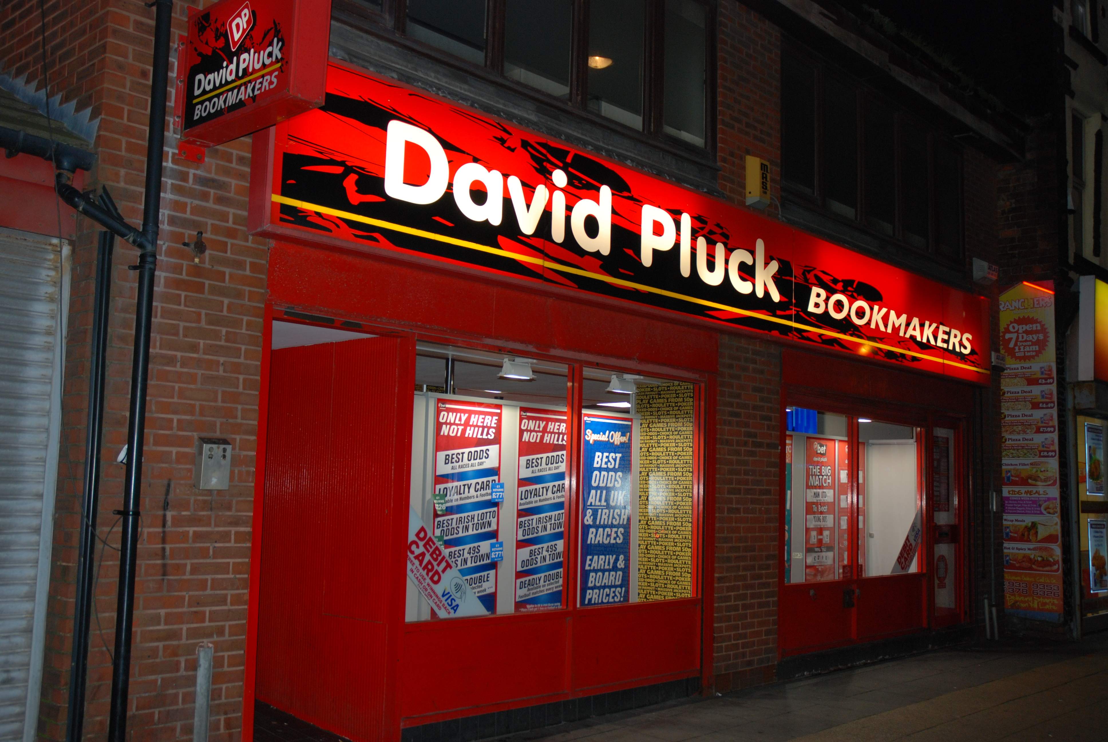 312 Stanley Road, Bootle, Liverpool, L20 3ET – Dave Pluck Bookmakers