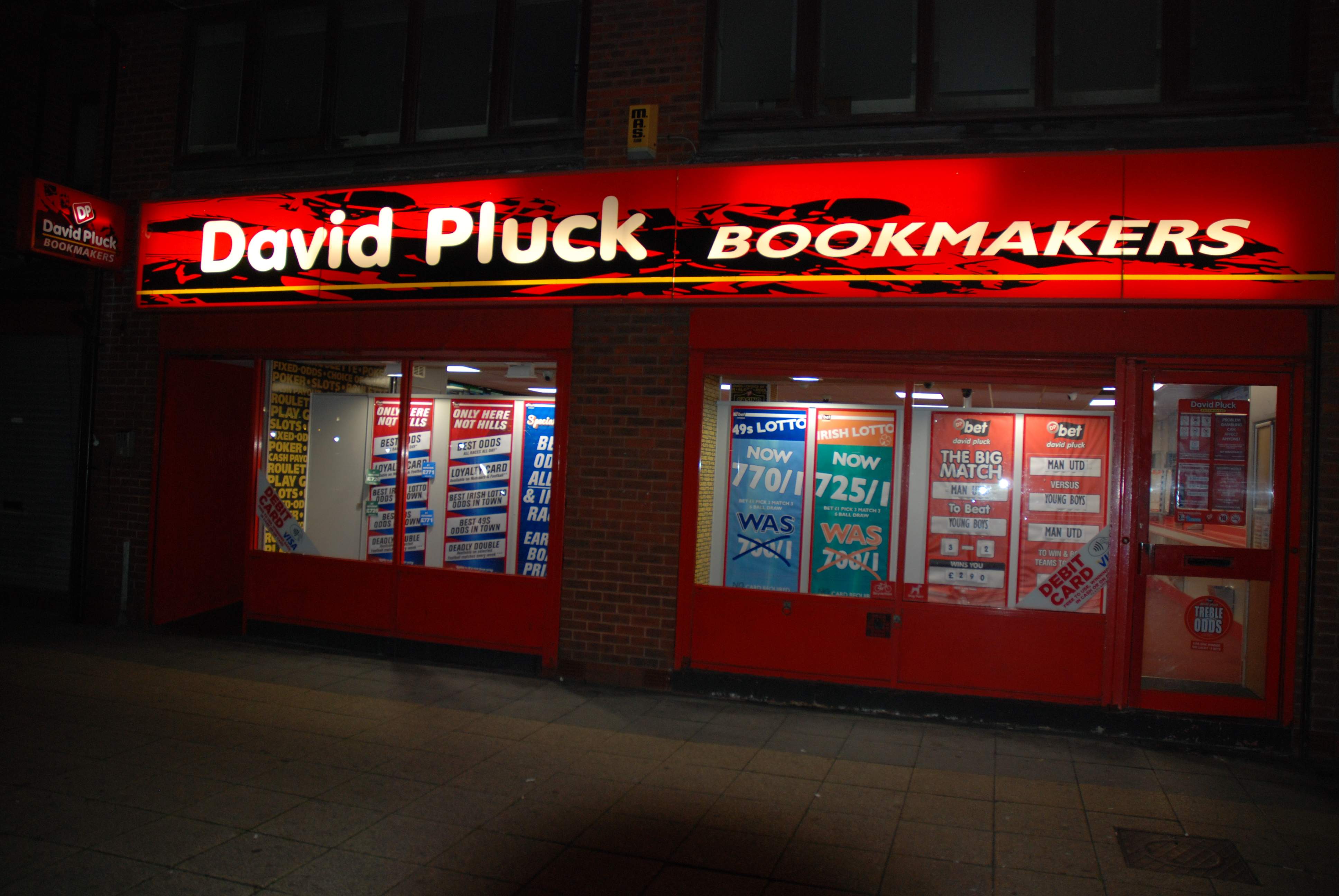 312 Stanley Road, Bootle, Liverpool, L20 3ET – Dave Pluck Bookmakers